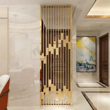 Gold Room Divider - Wooden-It-Be-Nice